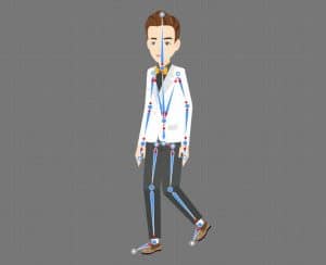 Free 2d skeletal animation software: Make skeletal character in 3 ...