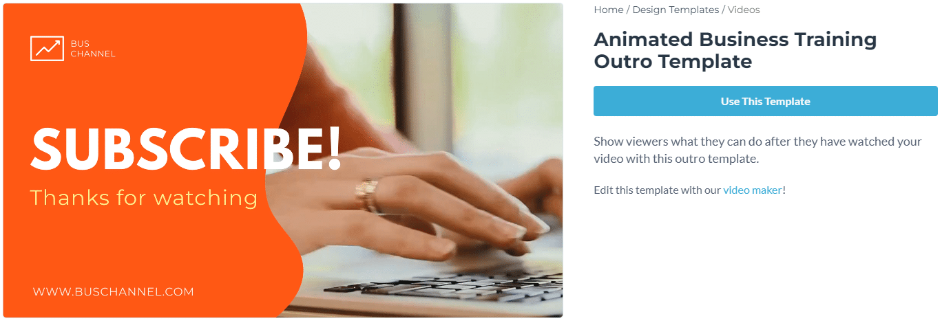 10 Stunning YouTube Outro Templates to End Your Videos with a Bang ...