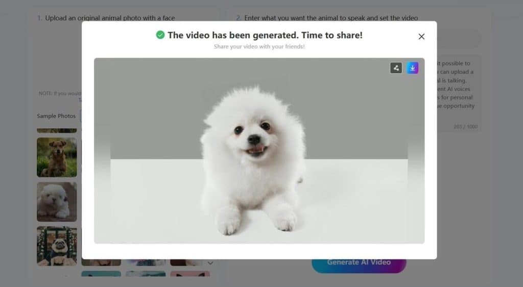 How to Make a Talking Dog Video with Human-like Voices
