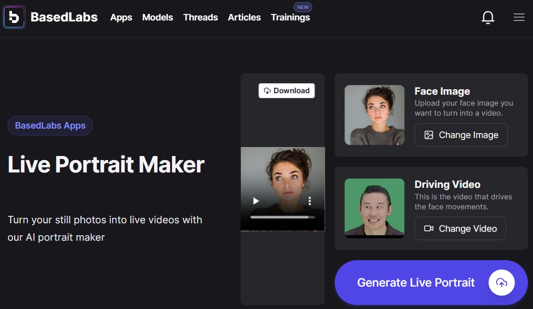 8 Live Portrait Maker to Convert Portrait Image to Video
