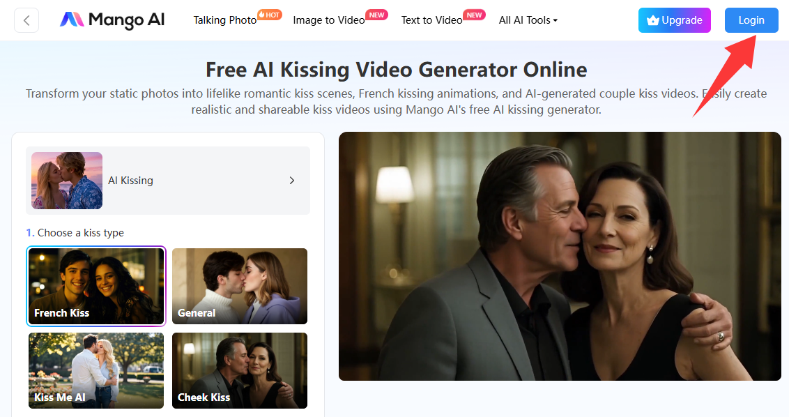 How to Create French Kiss YouTube-Ready HD Clips with AI - Mango Animate