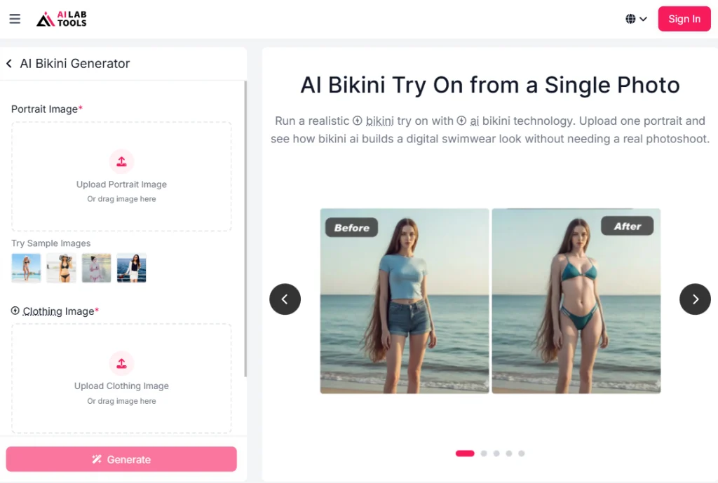 12 AI Bikini Generators Free Online for Instant Bikini Transformations